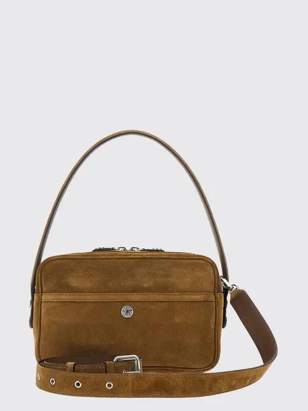 Acne Studios Suede Shoulder Bag - Beige