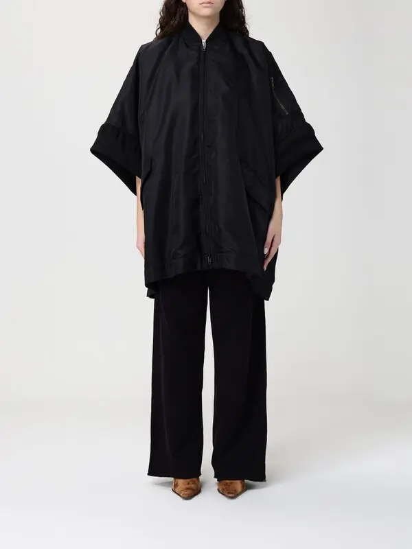 MAISON MARGIELA Nylon Cape Jacket - Black