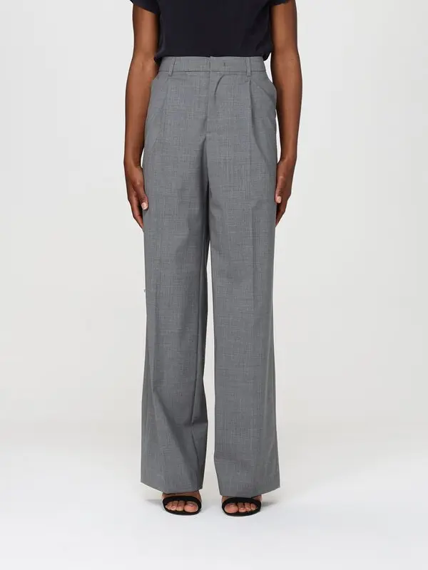 PT TORINO Wide Leg Trousers - Grey