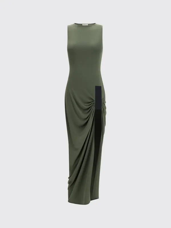 Coperni Asymmetrical Stretch Jersey Maxi Dress
