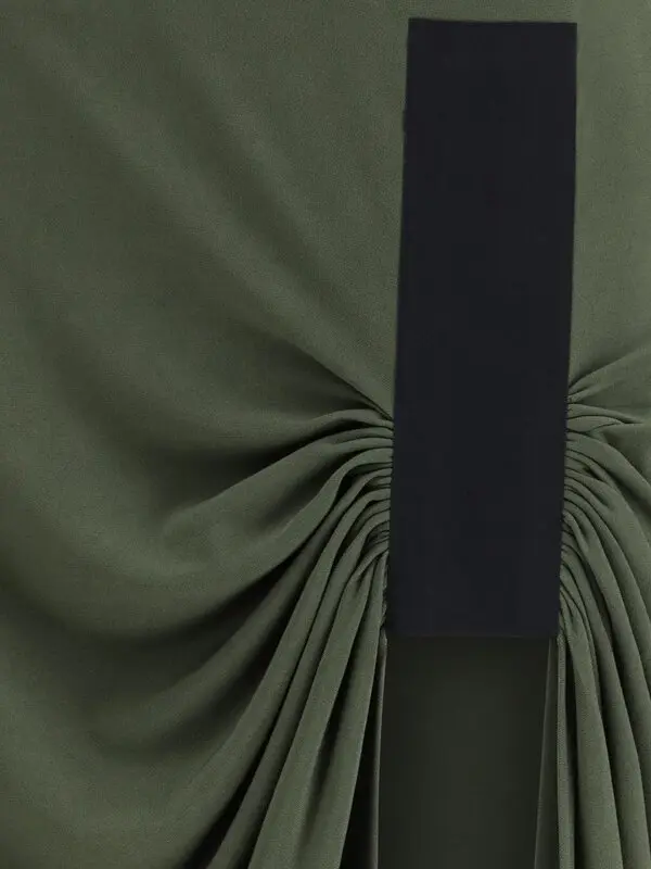 Coperni Asymmetrical Stretch Jersey Maxi Dress