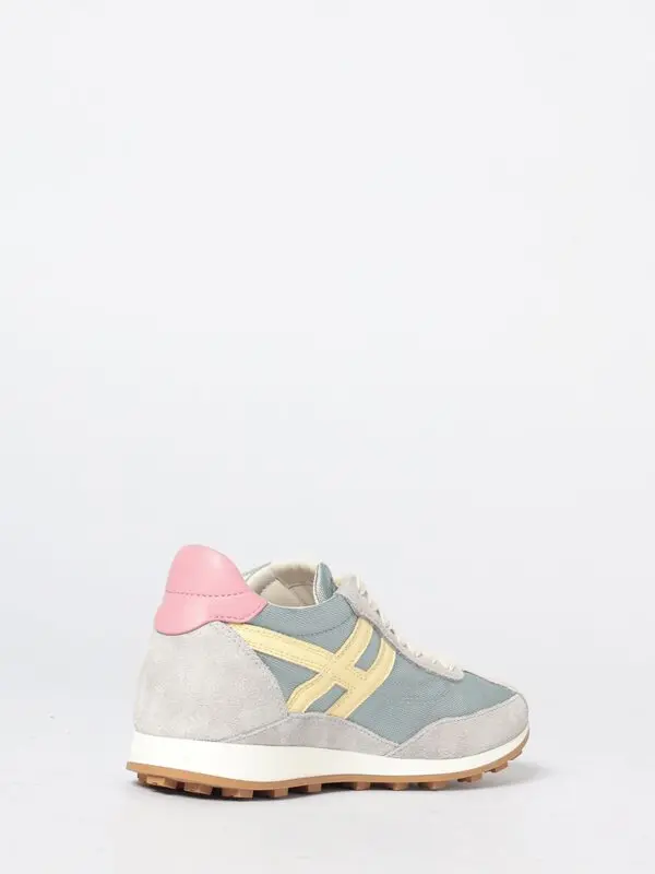 Hogan H699 Sneakers In Mesh And Suede - Gnawed Blue