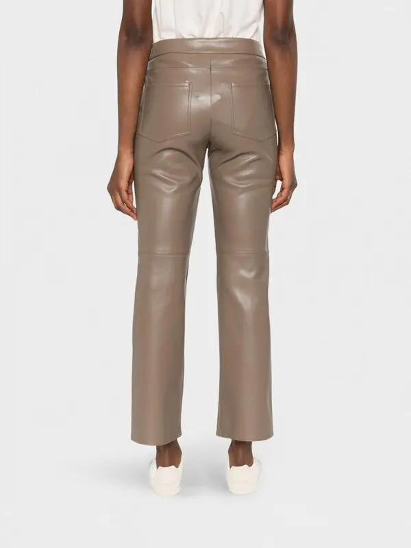 Max Mara Leather Pants - Brown