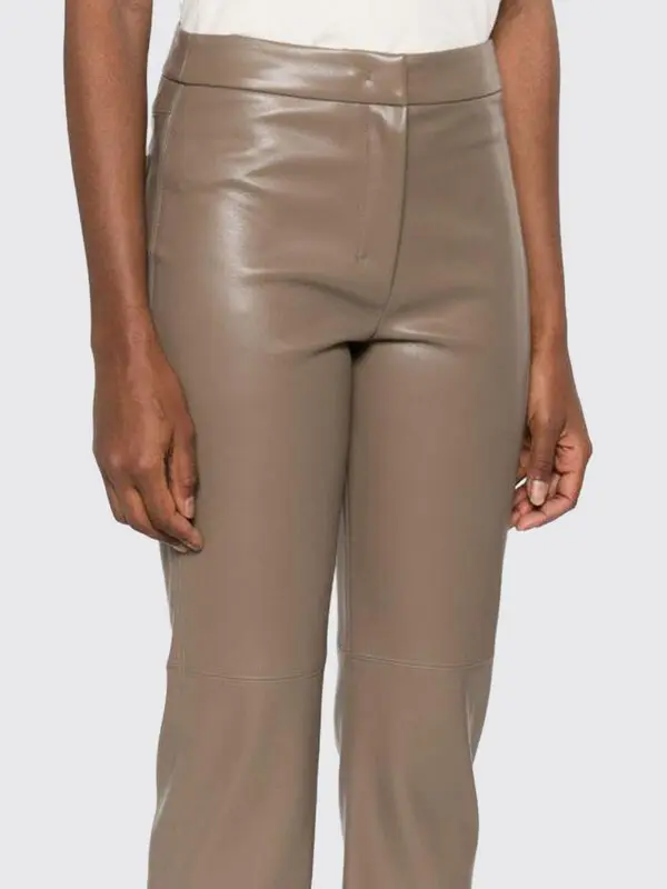 Max Mara Leather Pants - Brown