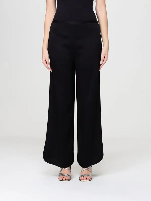 FORTE_FORTE Wide Leg Trousers - Black