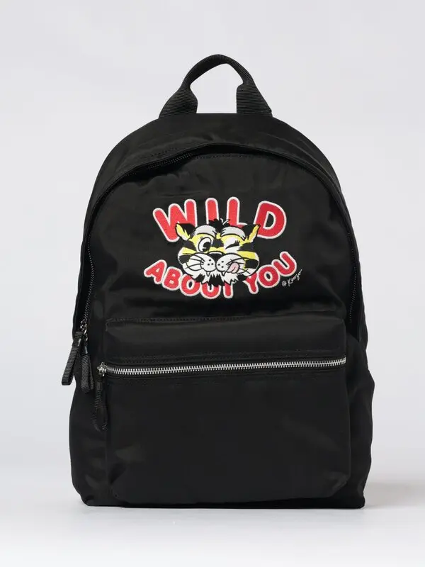 Kenzo Wild About You Tiger Backpack - Black
