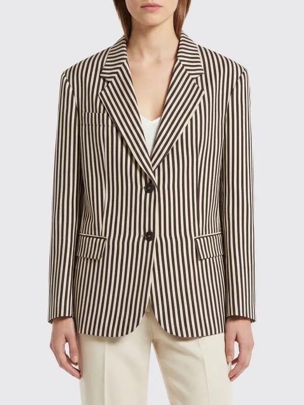 ALYSI Striped Jacket