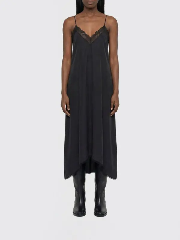 Zadig&Voltaire Lace Trimmed Slip Dress