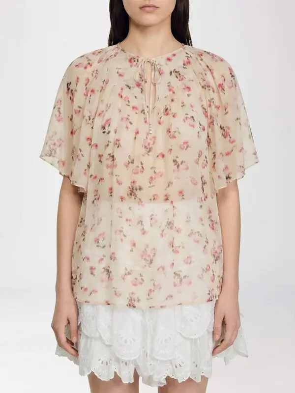 Isabel Marant Étoile Floral Print Viscose Blouse - Beige