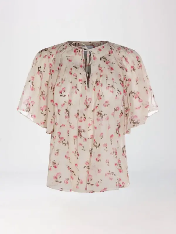 Isabel Marant Étoile Floral Print Viscose Blouse - Beige