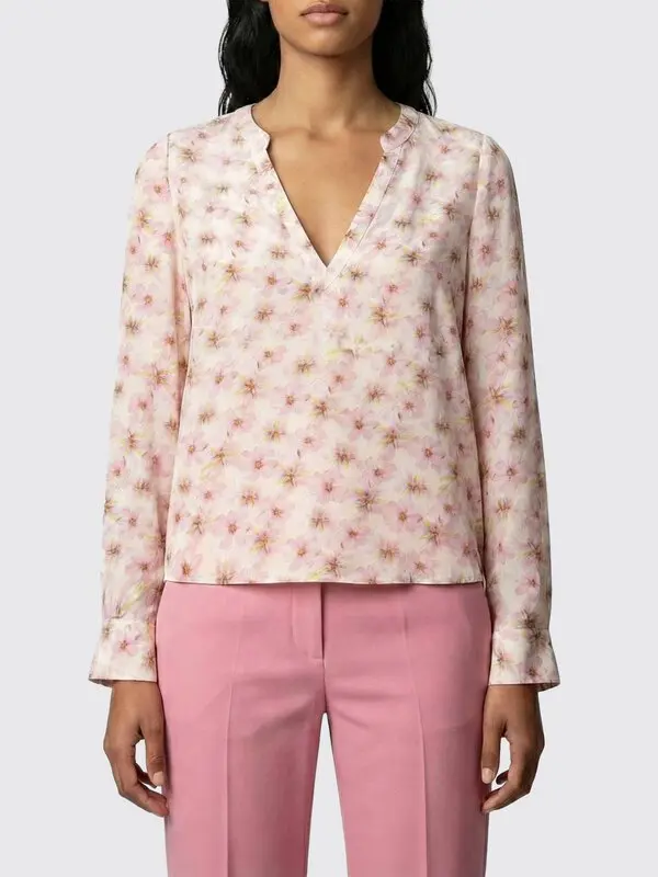 Zadig&Voltaire Floral Print Viscose Blouse - Green