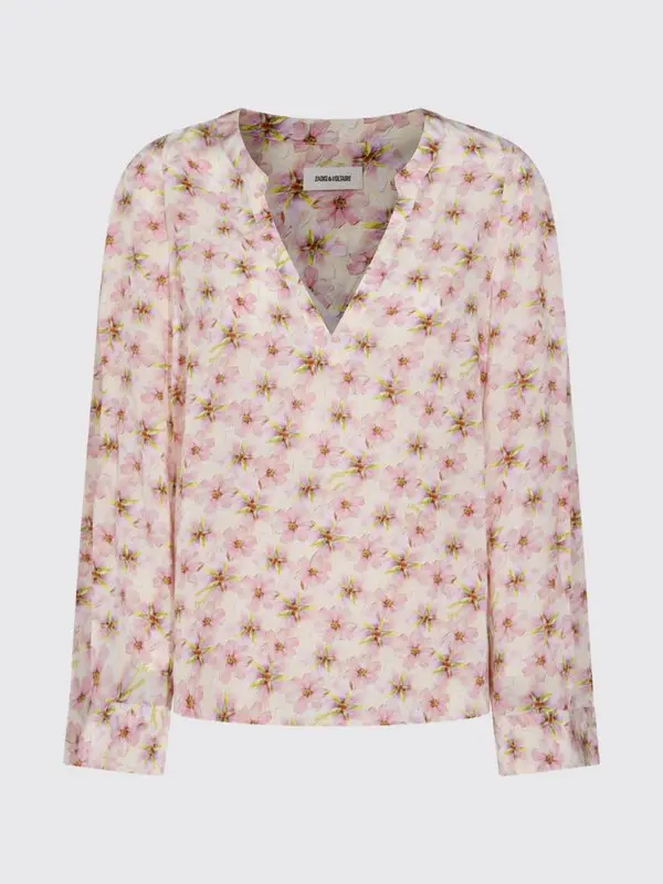 Zadig&Voltaire Floral Print Viscose Blouse - Green