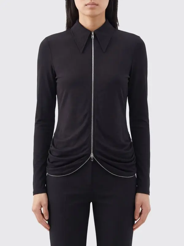 Alexander Wang Ruched Zip-up Shirt