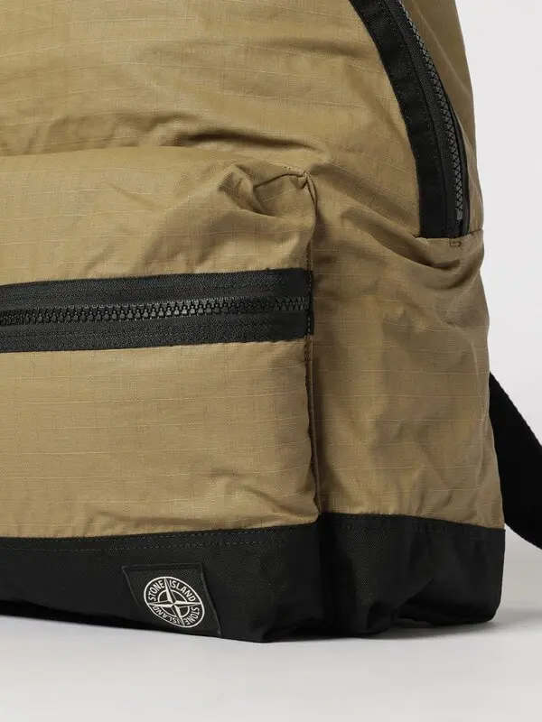 Stone Island Polyurethane Resin Backpack - Green