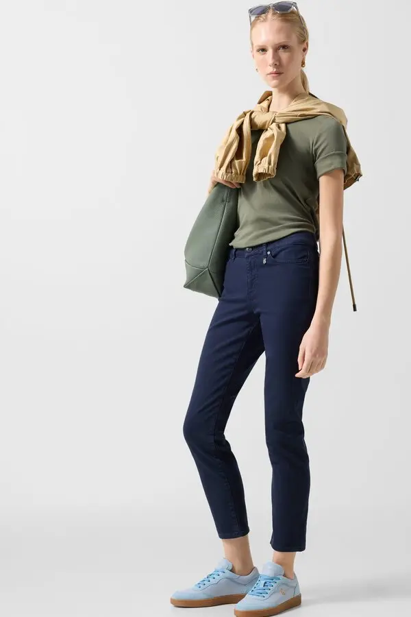 Bogner 7/8 Slim-fit Jeans - Navy Blue