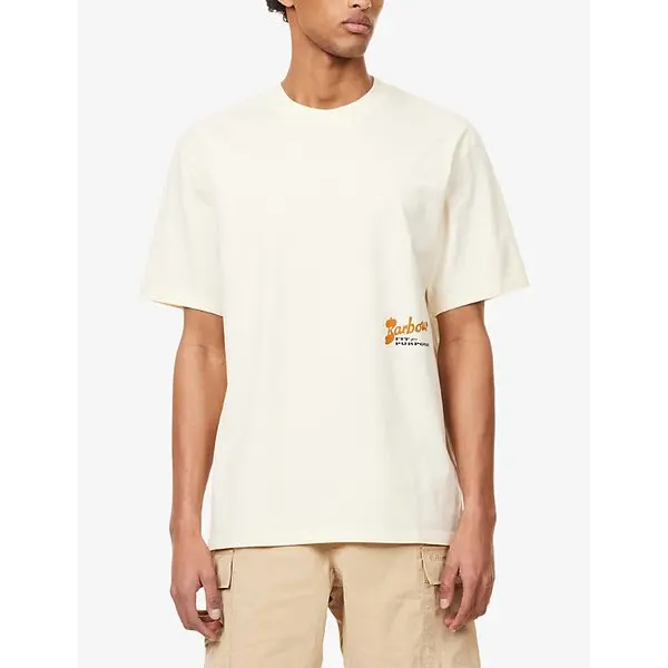 Barbour Terrain Graphic-print Cotton T-shirt
