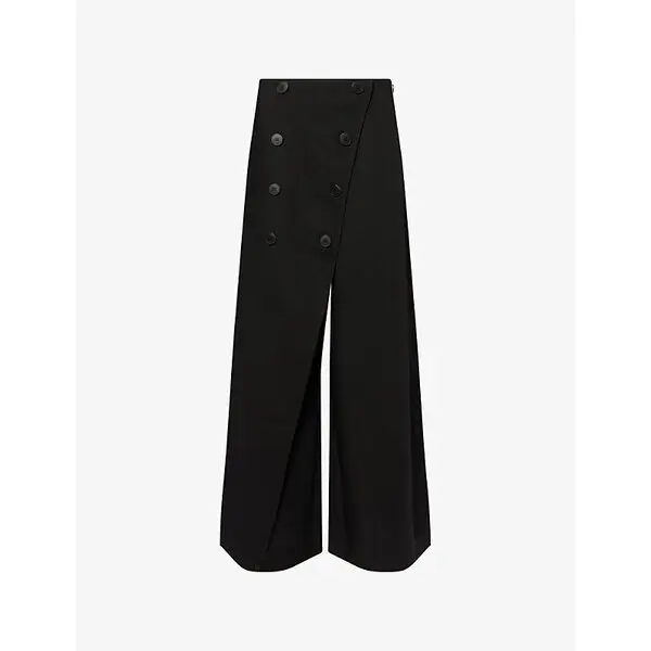 Camilla And Marc Rover Wrap-front Woven Trousers