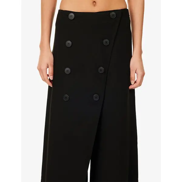 Camilla And Marc Rover Wrap-front Woven Trousers