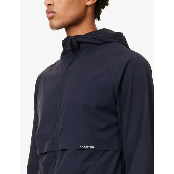 CONDITION Nylon Windbreaker Jacket - Midnight