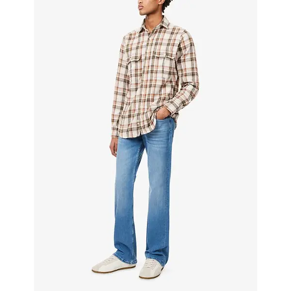 7 For All Mankind Bootcut Stretch-denim Jeans