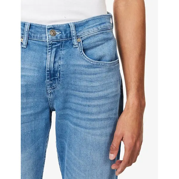 7 For All Mankind Bootcut Stretch-denim Jeans