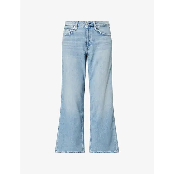 Rag & Bone Saige Low-rise Relaxed Denim Jeans - Ldlow