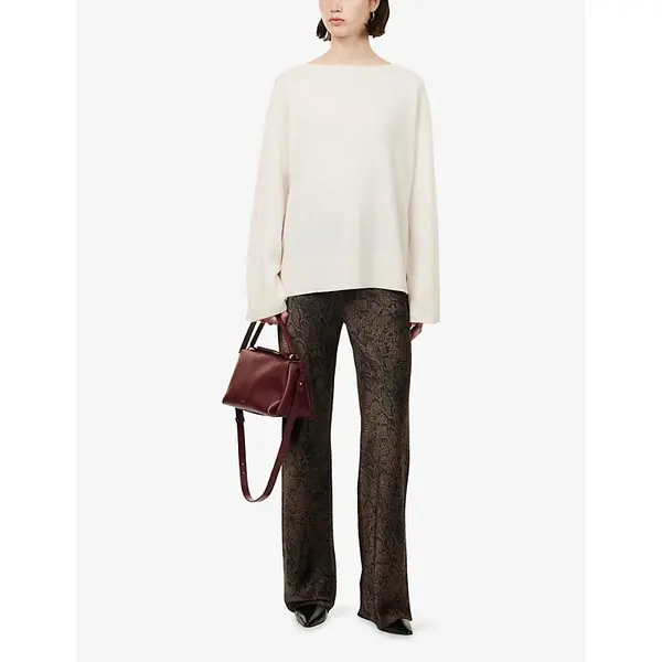 REFORMATION Cashmere And Wool-blend Jumper - Gossamer