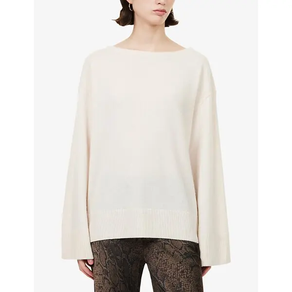 REFORMATION Cashmere And Wool-blend Jumper - Gossamer