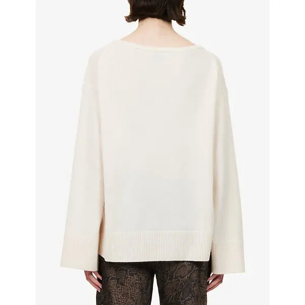 REFORMATION Cashmere And Wool-blend Jumper - Gossamer