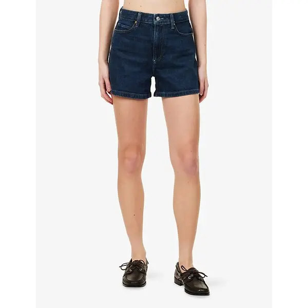 Paige Dani A-line Denim Shorts - Visage
