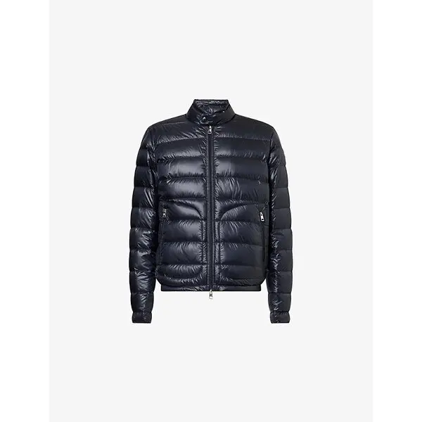 Moncler Acorus Short Shell-down Jacket - Blue