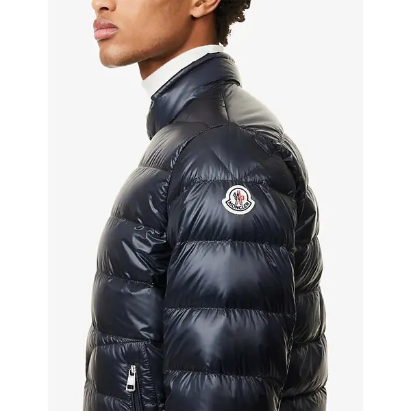 Moncler Acorus Short Shell-down Jacket - Blue