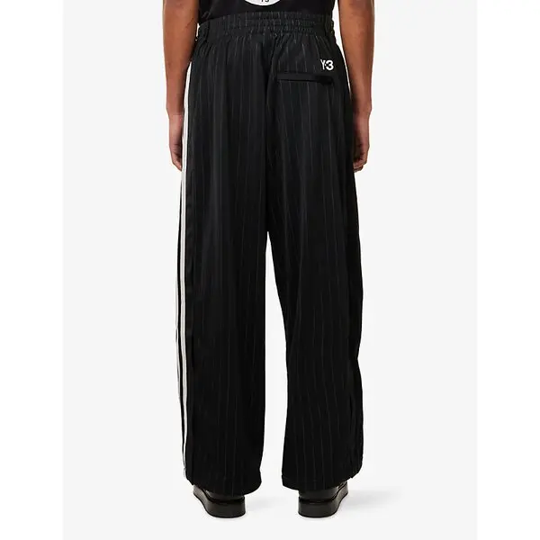 Y3 Logo-print Basketball Woven Jogging Bottoms