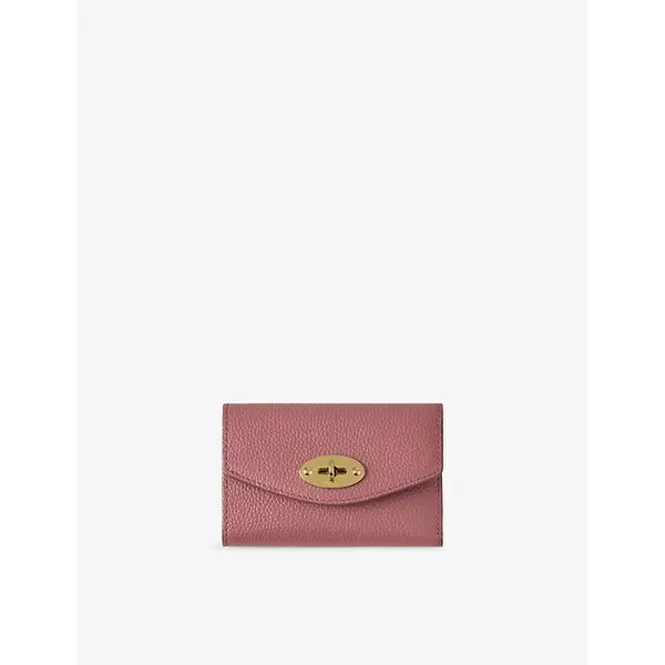 Mulberry Darley Folded Multi-card Leather Wallet - Pink Scrumpy