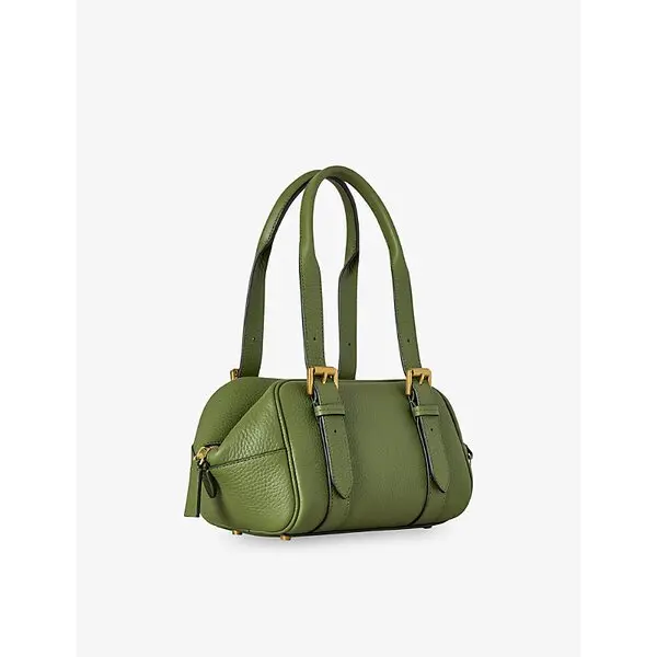 Mulberry Small Leather Boston Tote Bag - Fern