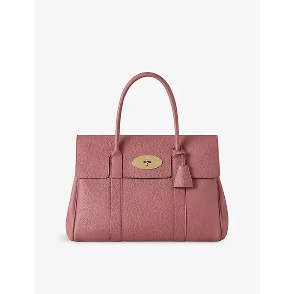Mulberry Bayswater Leather Tote Bag - Pink Scrumpy
