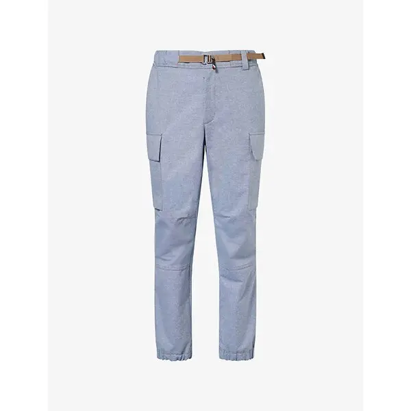 Moncler Patch-pocket Chambray Cotton Trousers