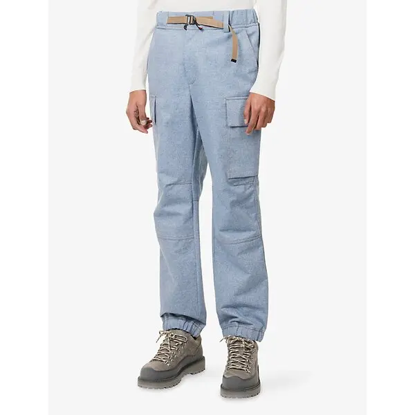 Moncler Patch-pocket Chambray Cotton Trousers