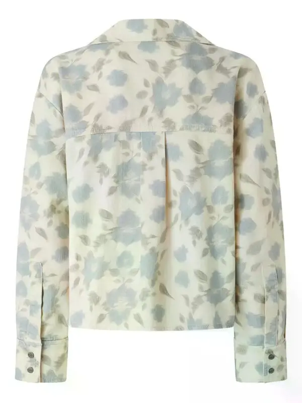 Pinko Floral-pattern Pocket Shirt