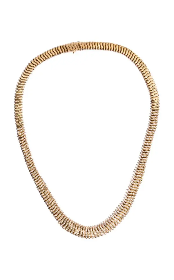 ISABEL DELGADO 14k Gold Stephanie Diamond Chain - Yellow