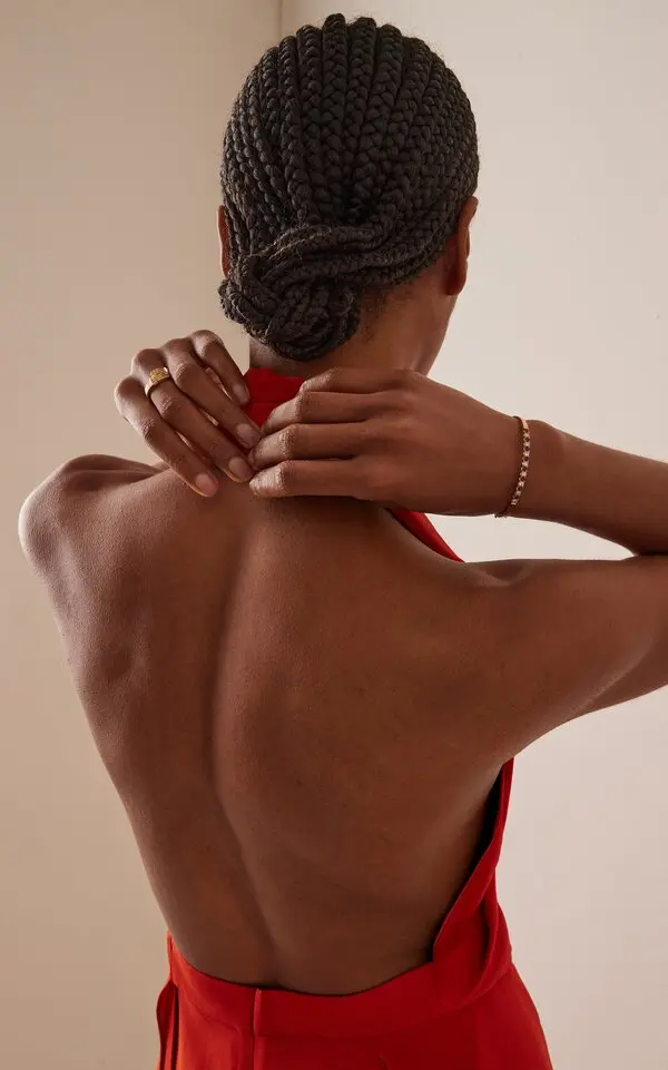 FOR FUTURE REFERENCE VINTAGE 1980's Ruby And Diamond Bangle