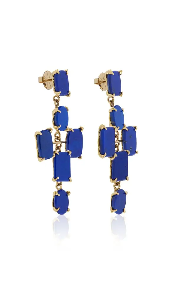 LISA EISNER Dawn Sky Chandelier Earrings
