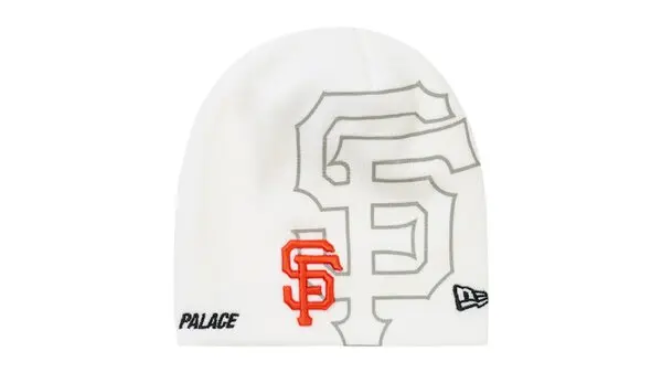 PALACE San Francisco Giants New Era Nein Cuff Beanie - White