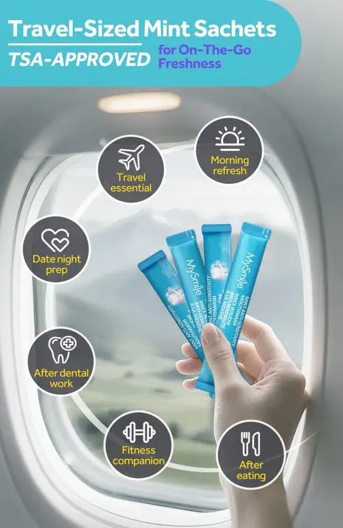 MYSMILE Nano-hydroxyapatite Portable Mouthwash For Sensitive Teeth
