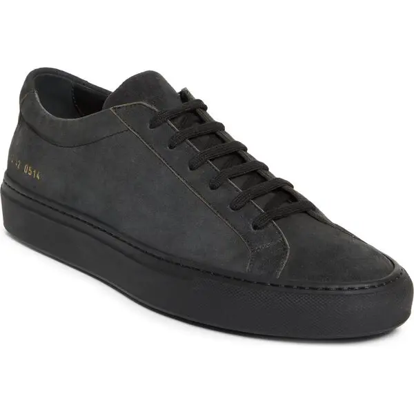 COMMON PROJECTS Achilles Premium Sneakers - Off Black