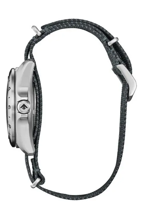 Citizen Promaster Land Gmt Eco-drive Strap Watch - Silver/navy