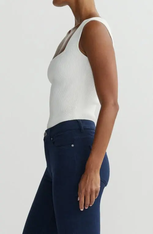 DL1961 Ribbed Square Neck Tank