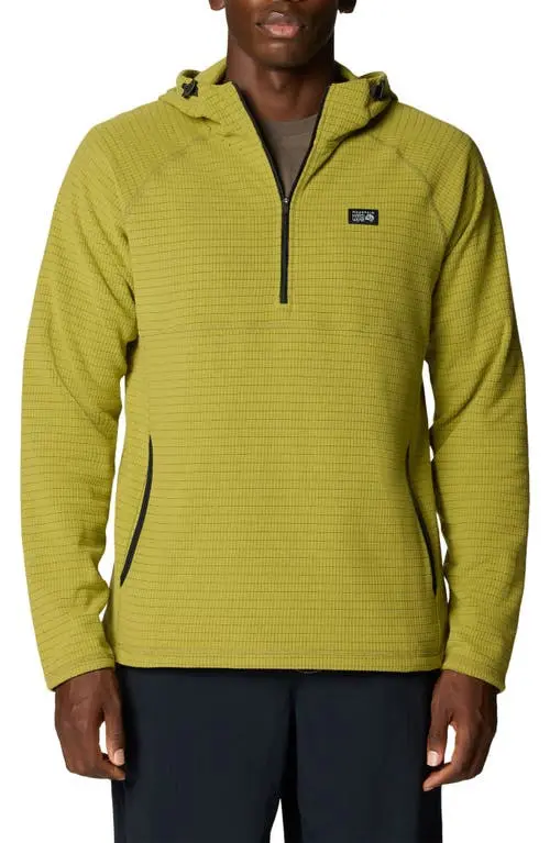 Mountain Hardwear Summit Grid Fleece Hoodie - Bright Fatigue