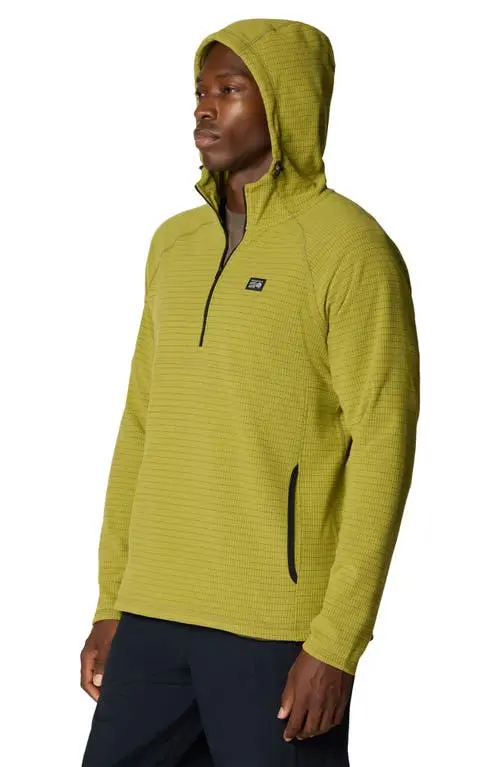 Mountain Hardwear Summit Grid Fleece Hoodie - Bright Fatigue