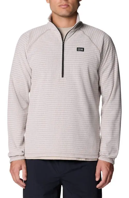 Mountain Hardwear Summit Grid Half-zip - City Fog